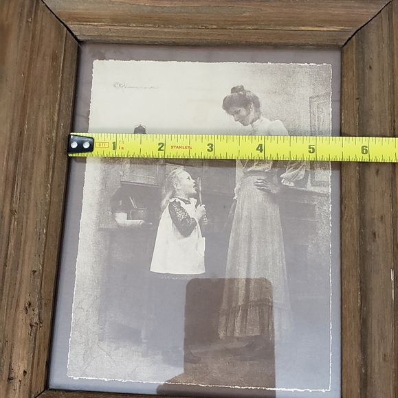 Unique Vintage | Wall Decor | Vintage Mom And Daughter Framed Black ...